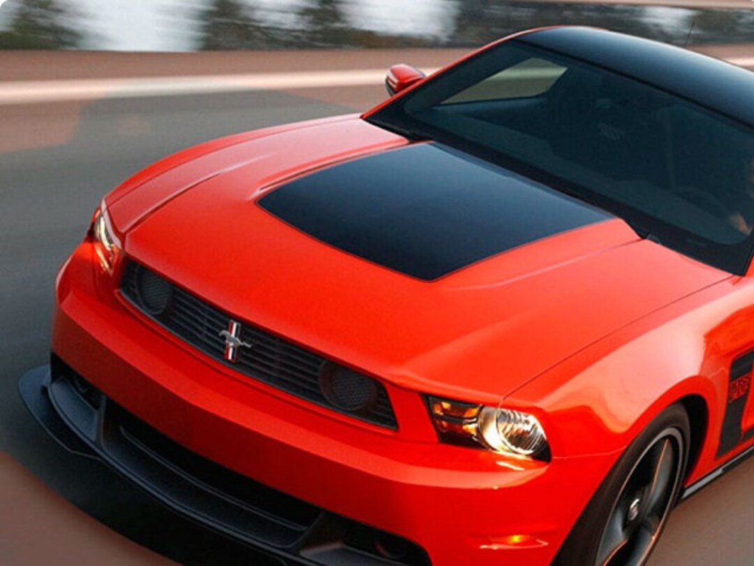 2010-2012 Mustang Boss Style Center Hood Stripe - Etsy
