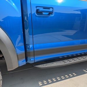 2017-2020 Ford F150 Raptor Rocker Panel Side Stripes Graphics Vinyl ...