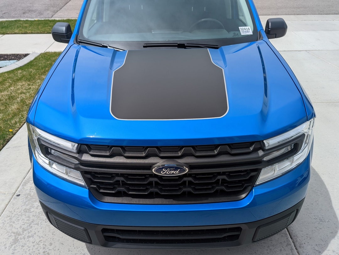 2022-2026 Ford® Maverick Hood Stripe Decal W/ Pinstripe - Etsy