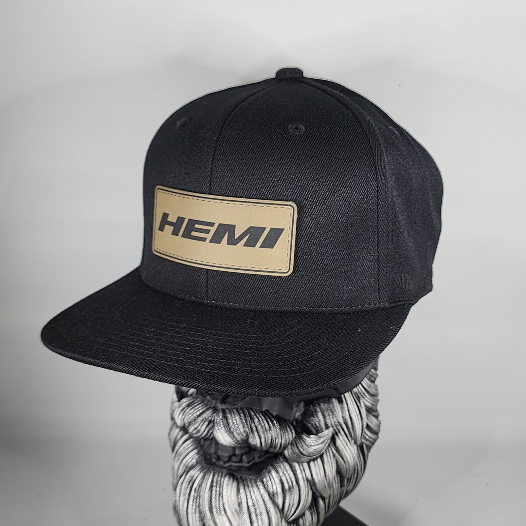New Hemi Hat Flexfit 110 Snapback Leatherette Hat Patch - Etsy