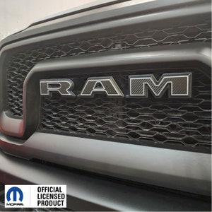 Fits 2023-2024 2500 Ram Rebel Grille Emblem Overlay Decals With ...