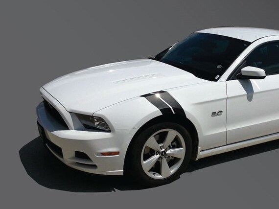Ford Mustang 4 Fender Hash Stripes Does Both Front Fenders - Etsy