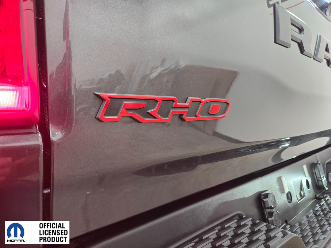 FITS 2025 Ram RHO Tailgate RHO Emblem Overlay Decals Vinyl Stickers - Etsy