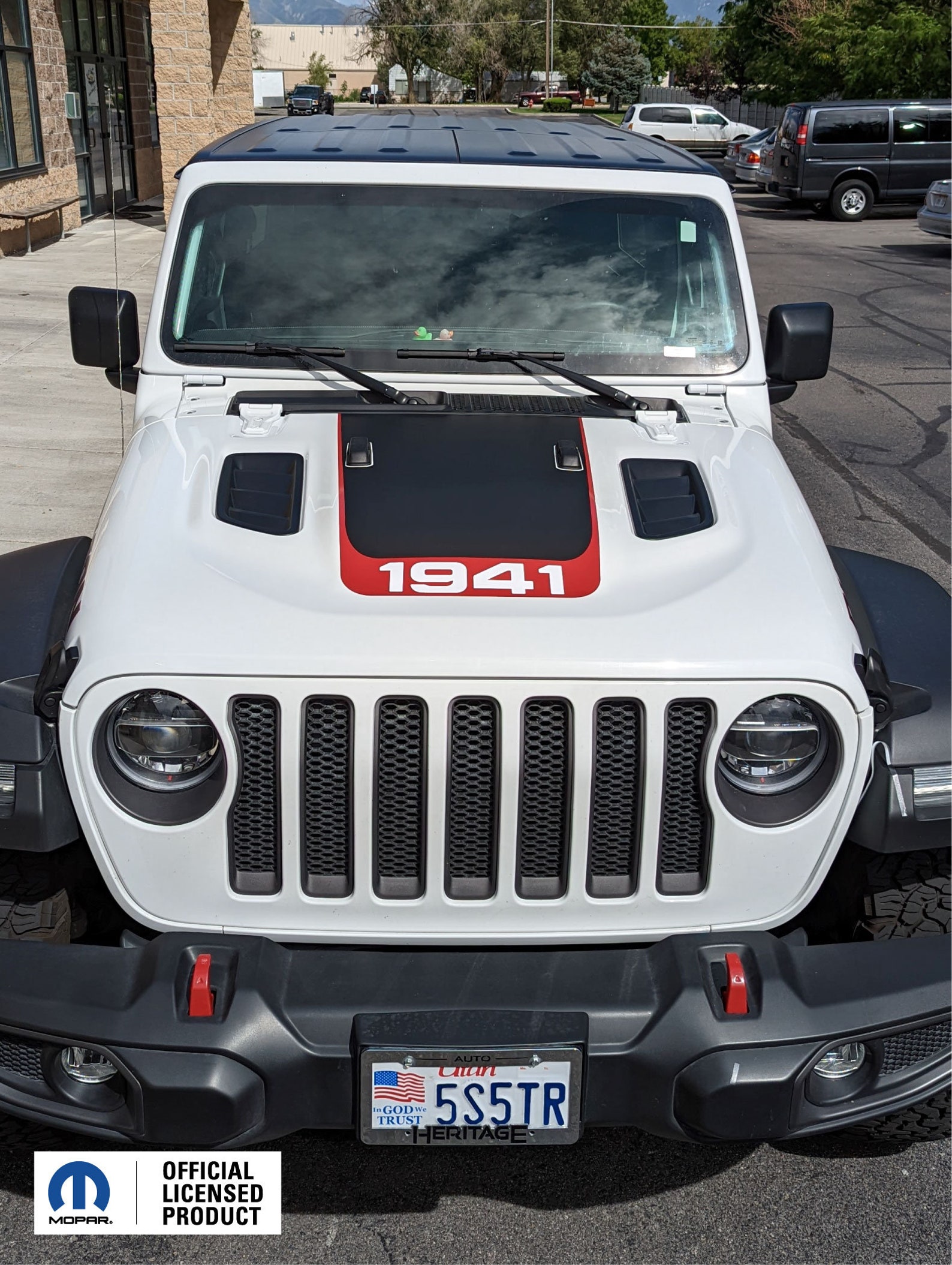 FITS 2018-2025 Jeep Gladiator Rubicon Hood Stripe Vinyl Decal 1941 V3 ...