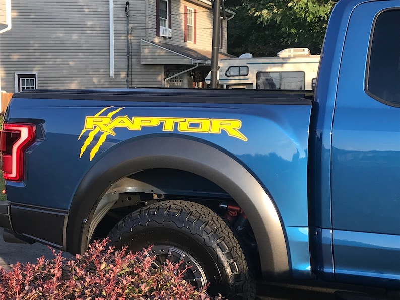2017-2020 Ford Raptor Bed Graphics W/ Slash - Etsy