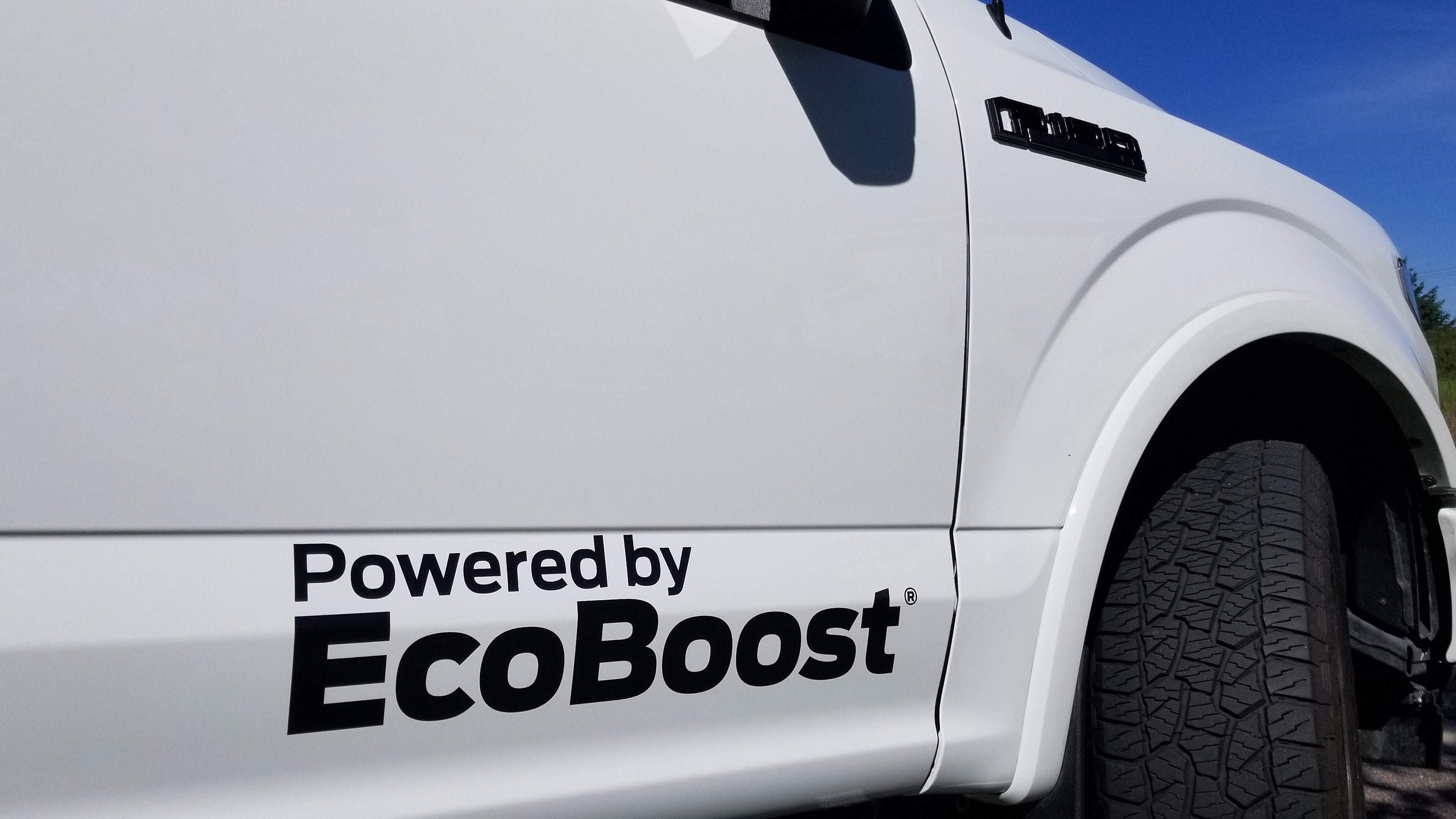 Ford powered by Ecoboost Side Decals Pair 24 - Etsy