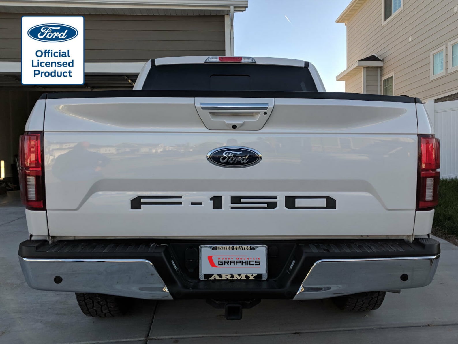 2018-2020 Ford F-150 Tailgate Letter F150 Vinyl Inserts Decals Stickers ...