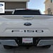 2018-2020 Ford F-150 Tailgate Letter F150 Vinyl Inserts Decals Stickers ...