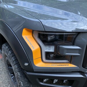 2017-2020 Ford Raptor Headlight Accents W/ FORD PERFORMANCE & RAPTOR - Etsy