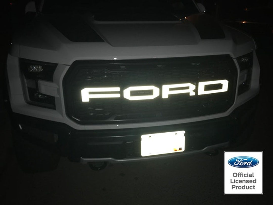 2017-2020 Reflective Ford Raptor Grill Letters Vinyl Decals F-150 - Etsy