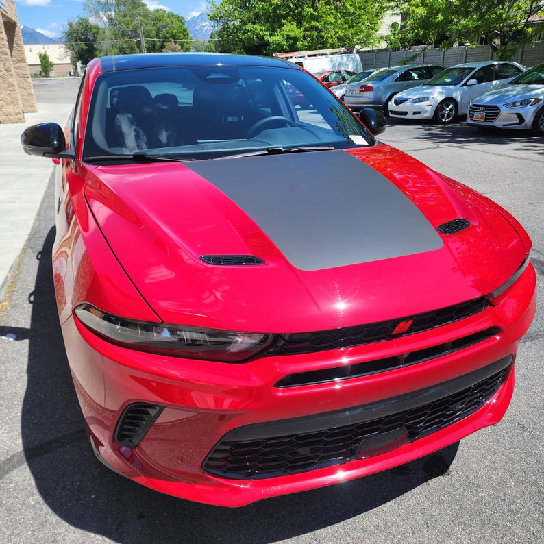 Fits 2023-2024 Dodge Hornet Hood Stripe Pln Vinyl Decal Graphics - Etsy