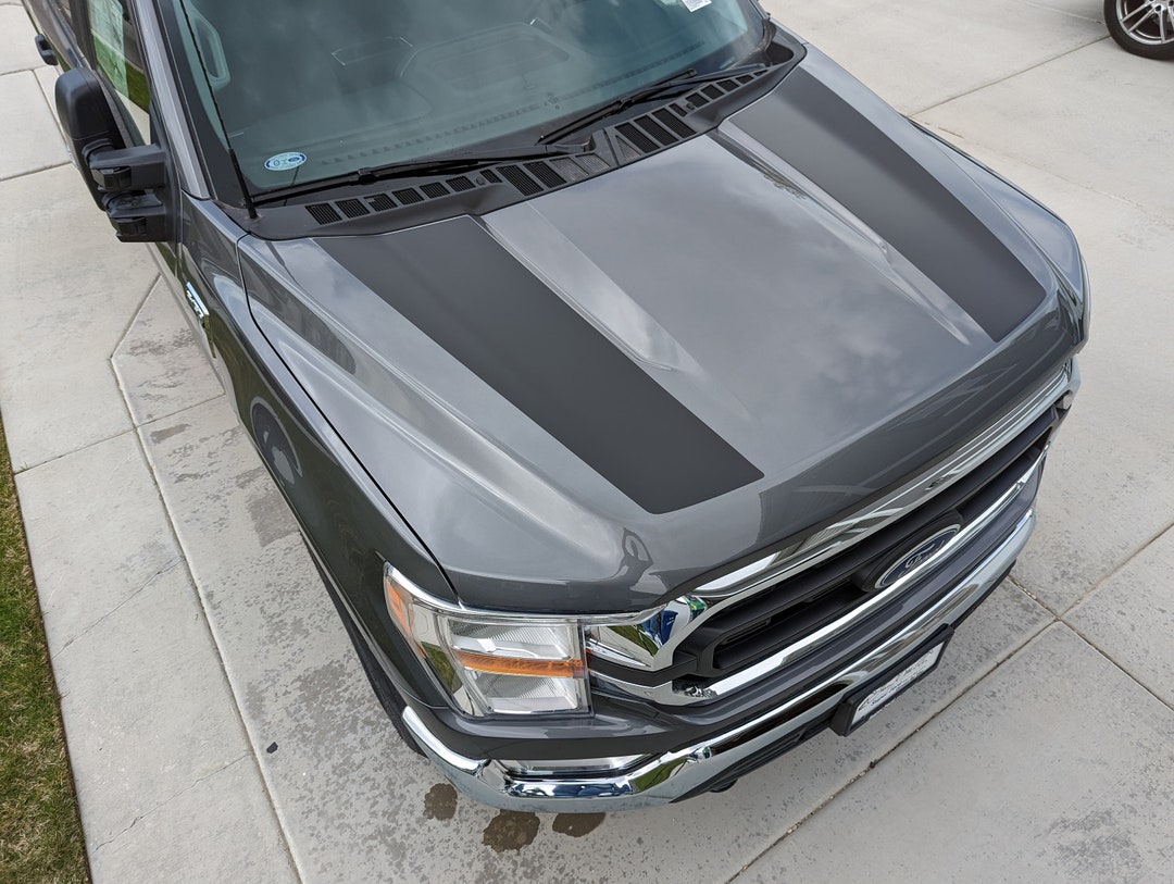 2021-2025 Ford F150 Dual Hood Graphics Vinyl Stripes Decals - Etsy