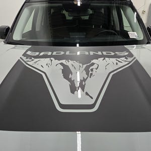 2021-2025 Ford Bronco Sport Hood Stripe Badlands V2 Vinyl Stickers ...