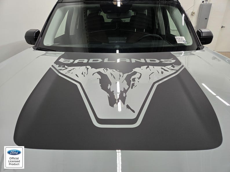 2021-2025 Ford Bronco Sport Hood Stripe Badlands V2 Vinyl Stickers ...