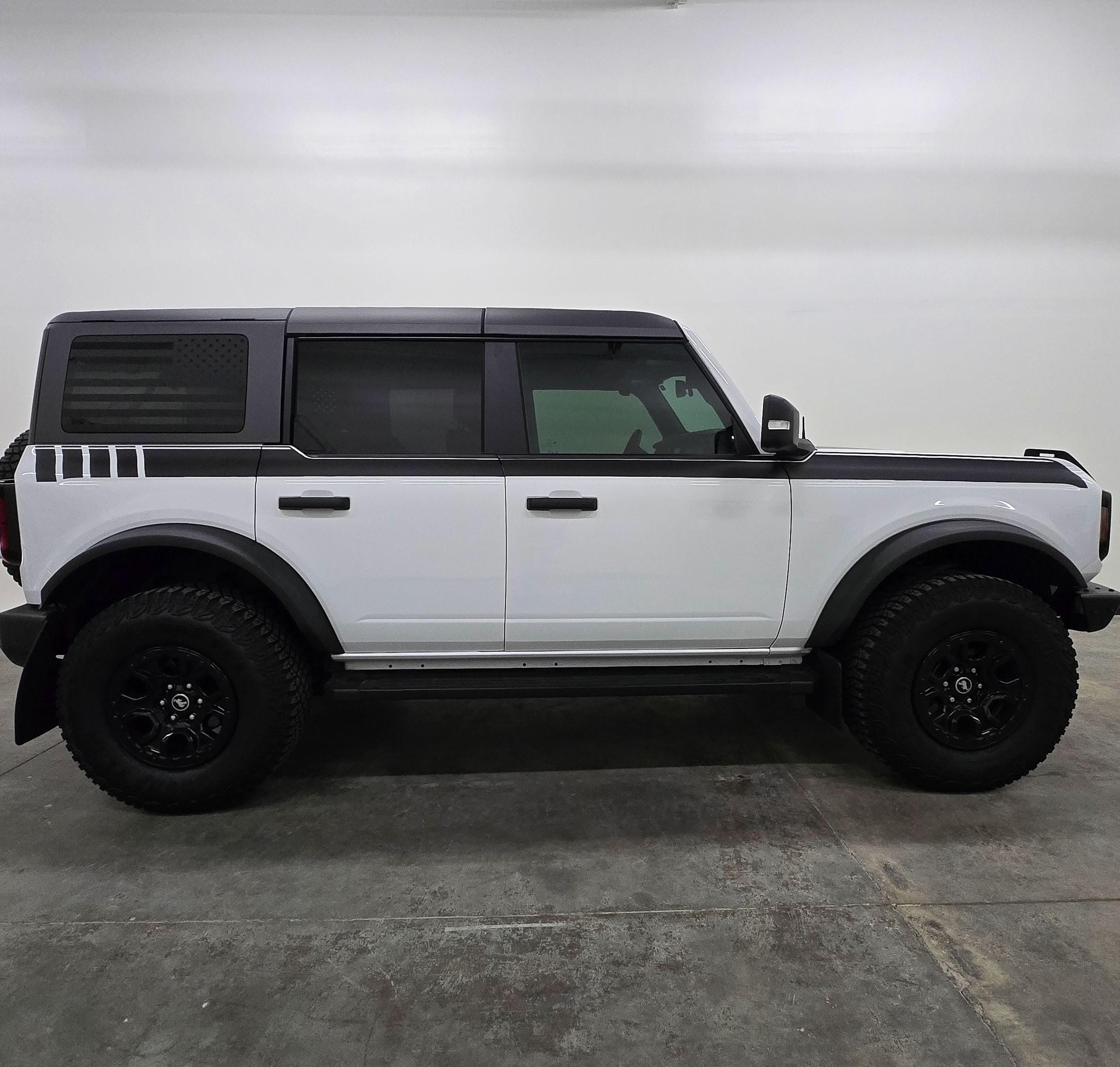 2021-2025 Ford Bronco Side Stripes W Pin - Vinyl Decals Graphics ...