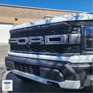 2021-2023 Ford Raptor Grille Letter Outlines - Vinyl Delcals - Etsy