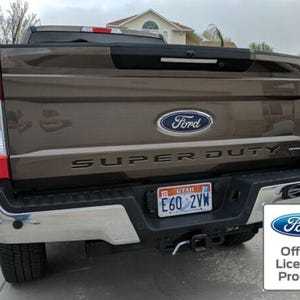 2017-2019 Super Duty Tailgate Letter Inserts F-250, F350, F450 - Etsy