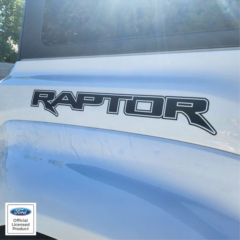2022-2026 Ford Bronco Raptor Rear Side Raptor Graphics - Comes in Pair ...
