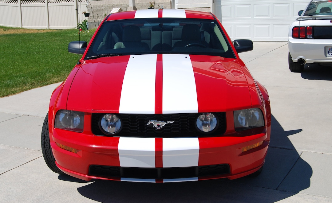 05-09 Mustang Dual Racing Stripes - Etsy