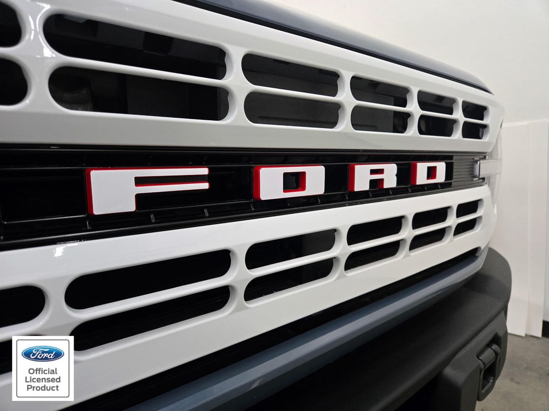 Ford Bronco Heritage Ford Grille Letters - Vinyl Decals Graphics ...
