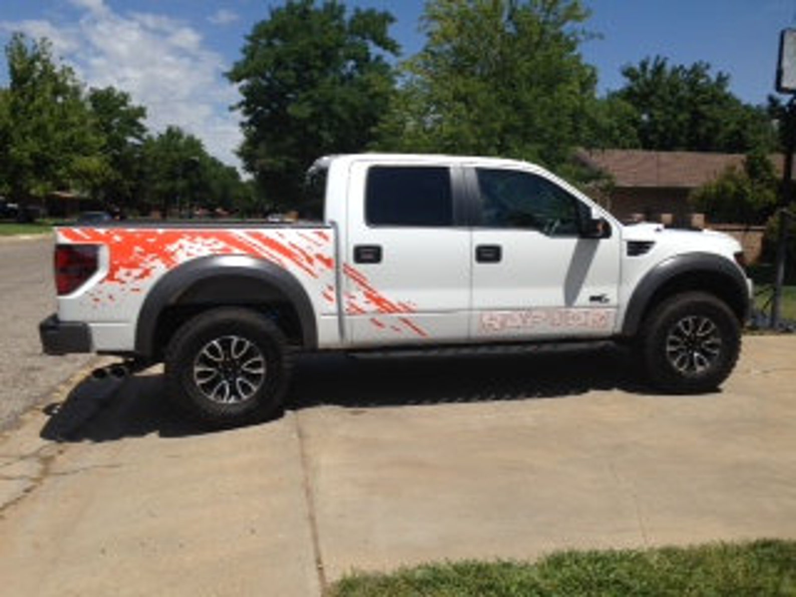2010-2014 Ford Raptor Side Digital Splash Graphics - Etsy