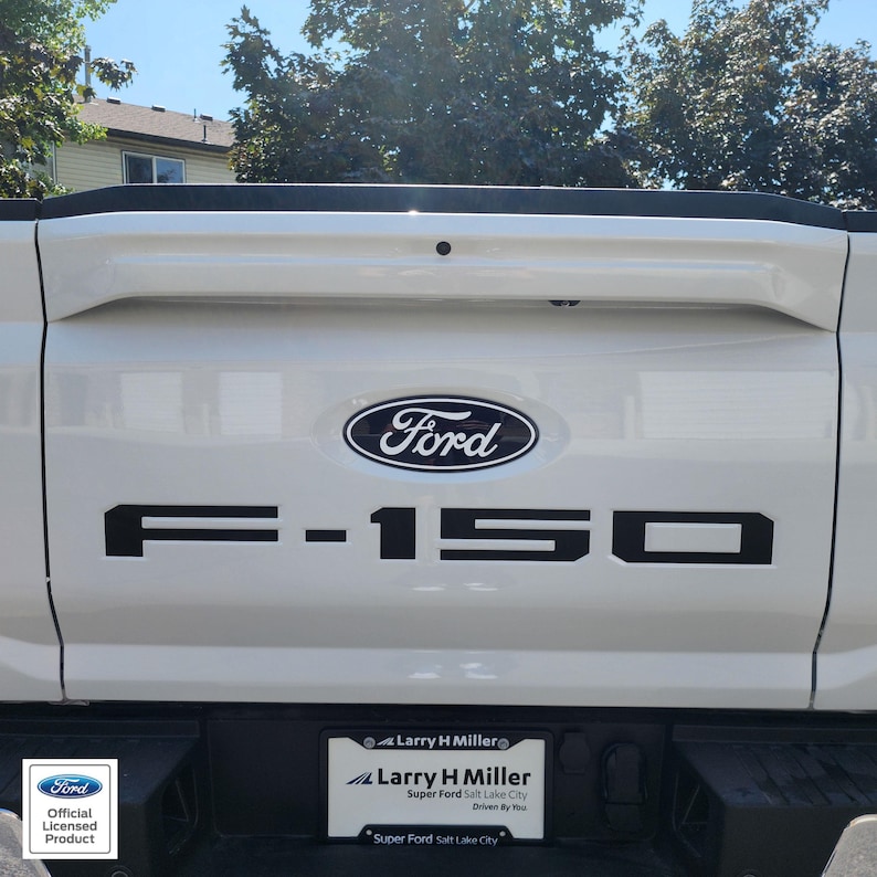 2024-2026 Ford F-150 Pro Access Tailgate Letter F150 Vinyl Inserts ...