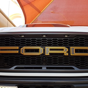 2017-2020 Reflective Ford Raptor Grill Letter Outlines - Etsy