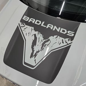2021-2025 Ford Bronco Sport Hood Stripe Badlands V2 Vinyl Stickers ...