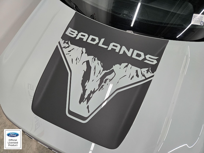 2021-2025 Ford Bronco Sport Hood Stripe Badlands V2 Vinyl Stickers ...