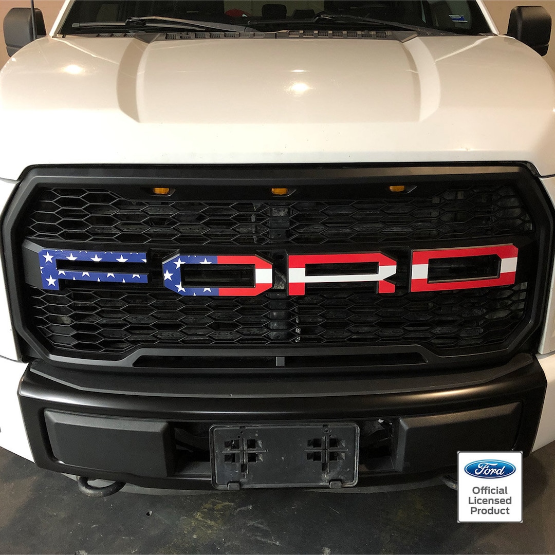 2015-2020 Ford F-150 Paramount Raptor Style Aftermarket Grille Flag ...