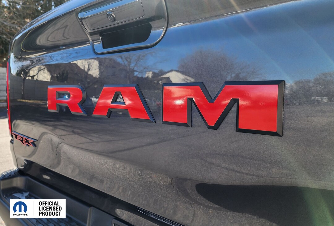 FITS 2025 Ram RHO Tailgate Ram Emblem Overlay Decals Vinyl Stickers - Etsy