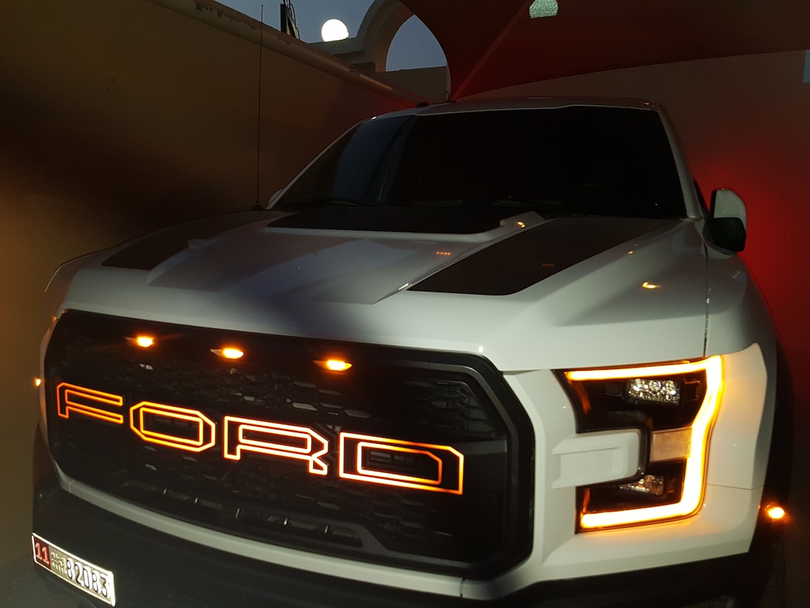 2017-2020 Reflective Ford Raptor Grill Letter Outlines - Etsy