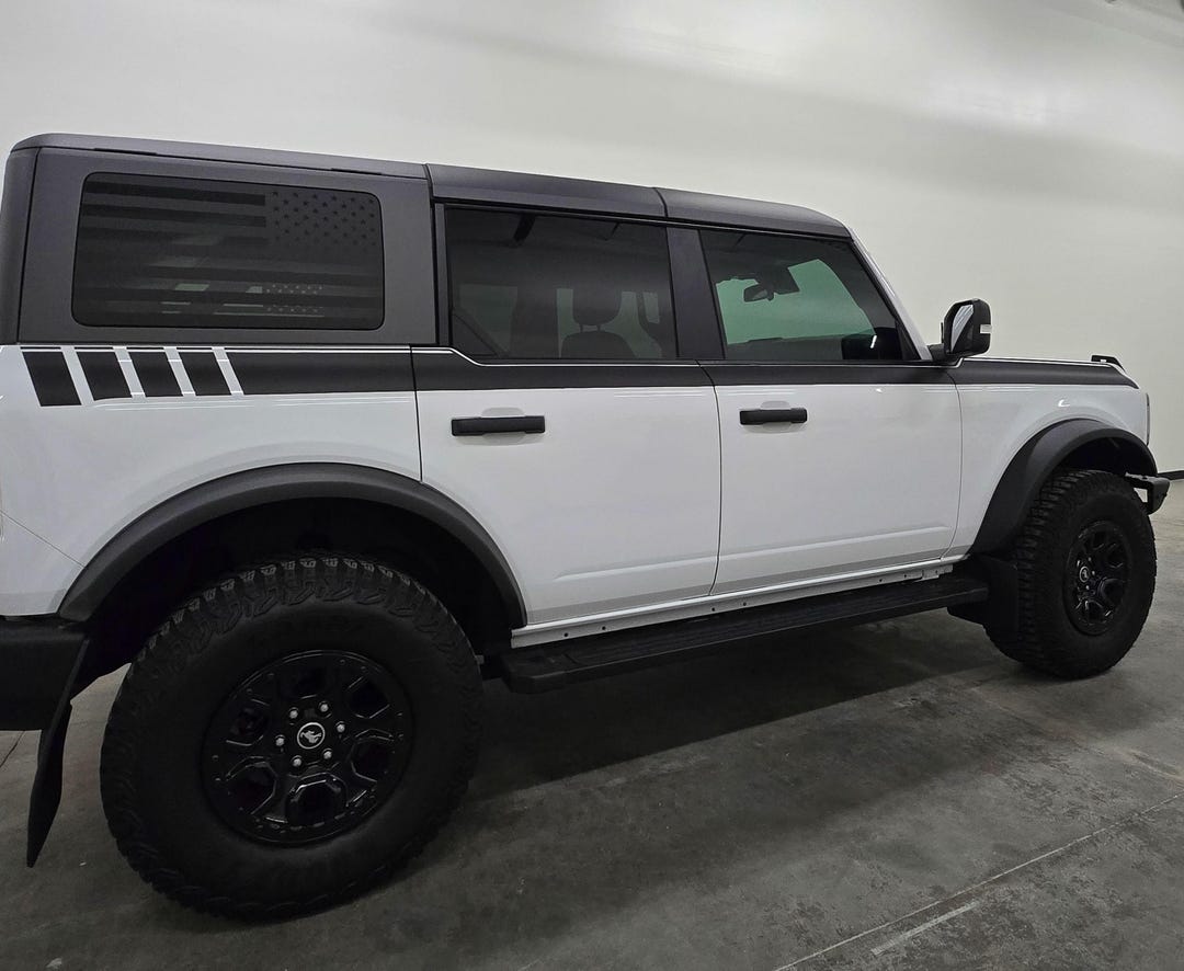 2021-2025 Ford Bronco Side Stripes W Pin - Vinyl Decals Graphics ...