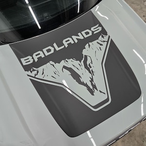 2021-2025 Ford Bronco Sport Hood Stripe Badlands V2 Vinyl Stickers ...