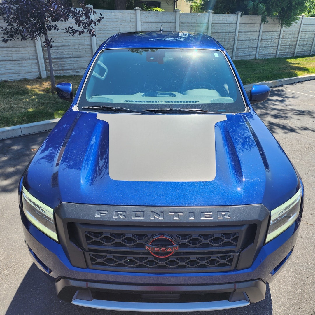 Fits 2022-2024 Nissan Frontier Hood Graphics Pln Vinyl Decal Stripes ...