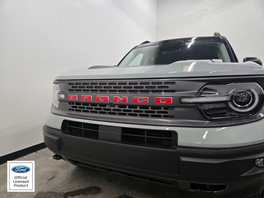 2021-2026 Ford Bronco Sport Grille Letters - Vinyl Decals Graphics ...