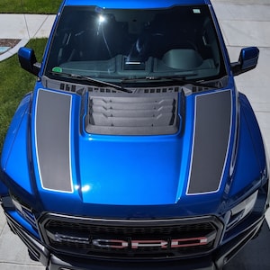 2015-2020 Ford F150 Dual Hood Stripe With Outlines - Etsy