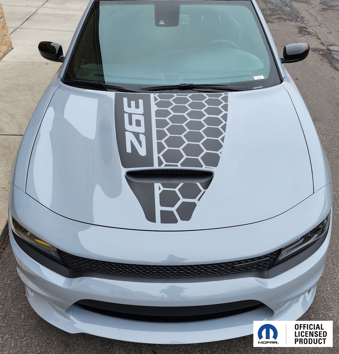 Fits 2015-2024 Dodge Charger GT/RT Hood Stipe Vinyl Decal Graphics S ...