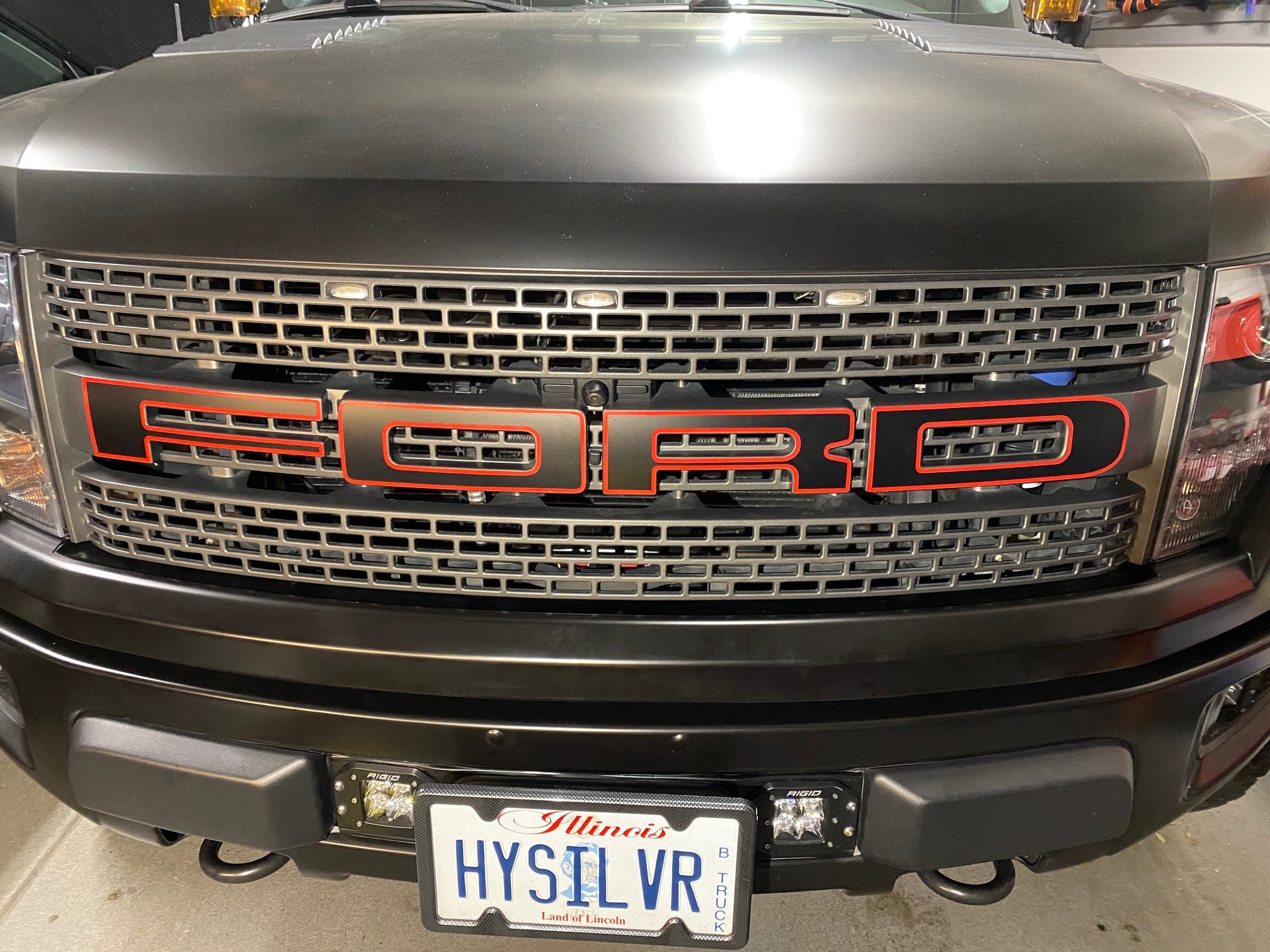 2010-2014 Ford Raptor Grille Vinyl Letters With Outlines - Etsy
