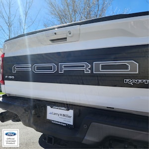 2021-2023 Ford Raptor Tailgate Letter Outlines Vinyl Decal - Etsy