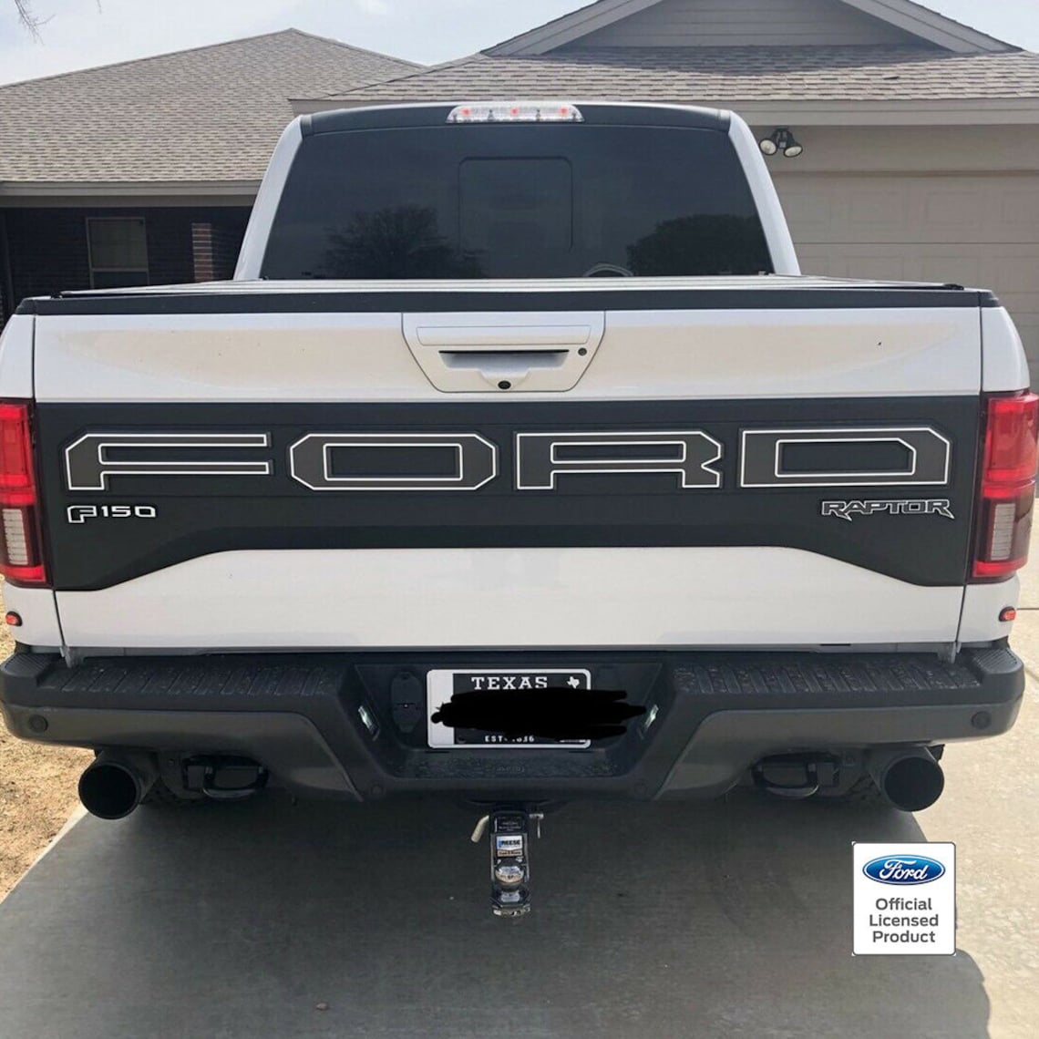 2017-2020 Ford Raptor Tailgate Letter Outlines Vinyl Decals - Etsy