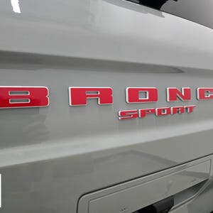 2021-2025 Ford Bronco Sport Tail Letters - Vinyl Decals Graphics ...