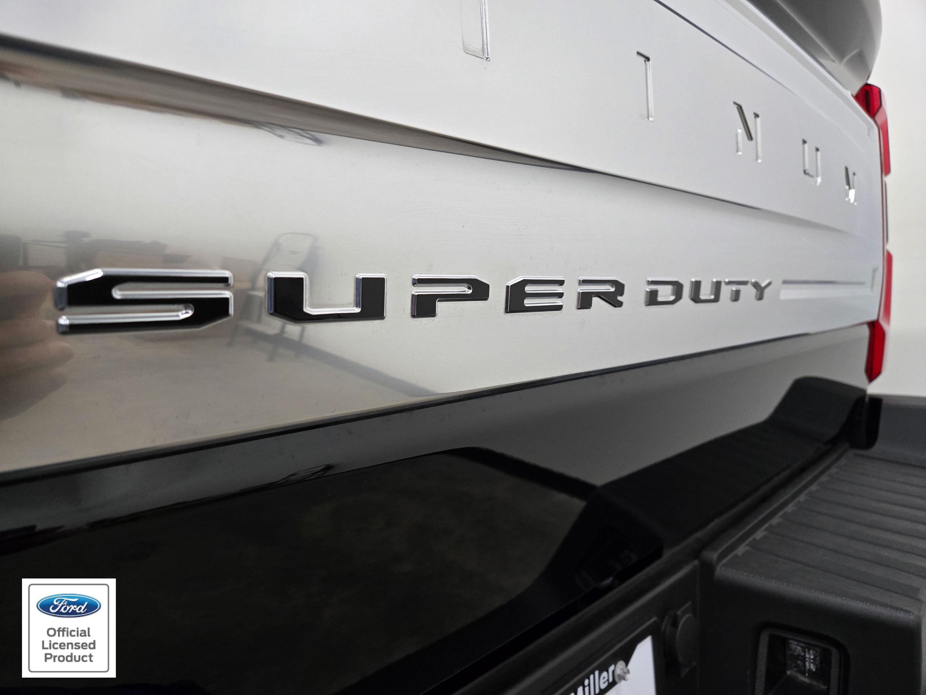 2023-2025 Ford Super Duty Platinum Super Duty Tailgate Letters Vinyl ...