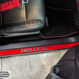 Fits Dodge Challenger Side Hellcat Kick Letters Vinyl Sticker Decal ...