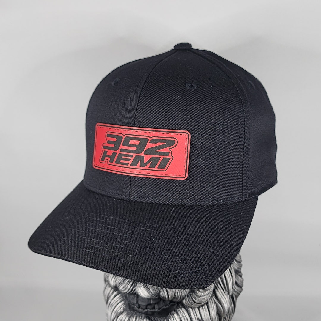 New 392 Hemi Hat V1 Flexfit 110 Pro Performance Cap Leatherette Hat ...