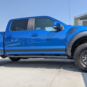 2017-2020 Ford F150 Raptor Rocker Panel Side Stripes Graphics Vinyl ...