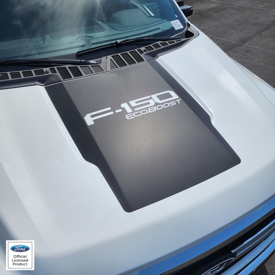 Fits 2021-2025 Ford F150 Ecoboost Center Hood V3 High Quality Decal ...