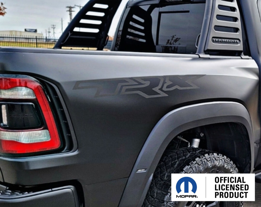 Fits Ram 1500 TRX - Bed Graphics With TRX - 2 Piece Kit - Vinyl Decals ...