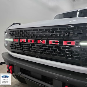 2021-2025 Ford Bronco Grille Letters - Vinyl Decals Graphics Stickers ...