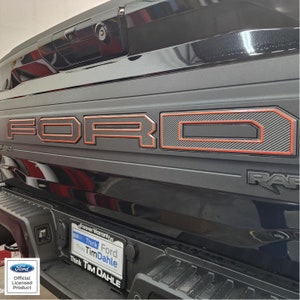 2024-2025 Ford Raptor F-150 Tailgate Letter Outlines - Vinyl Decals ...